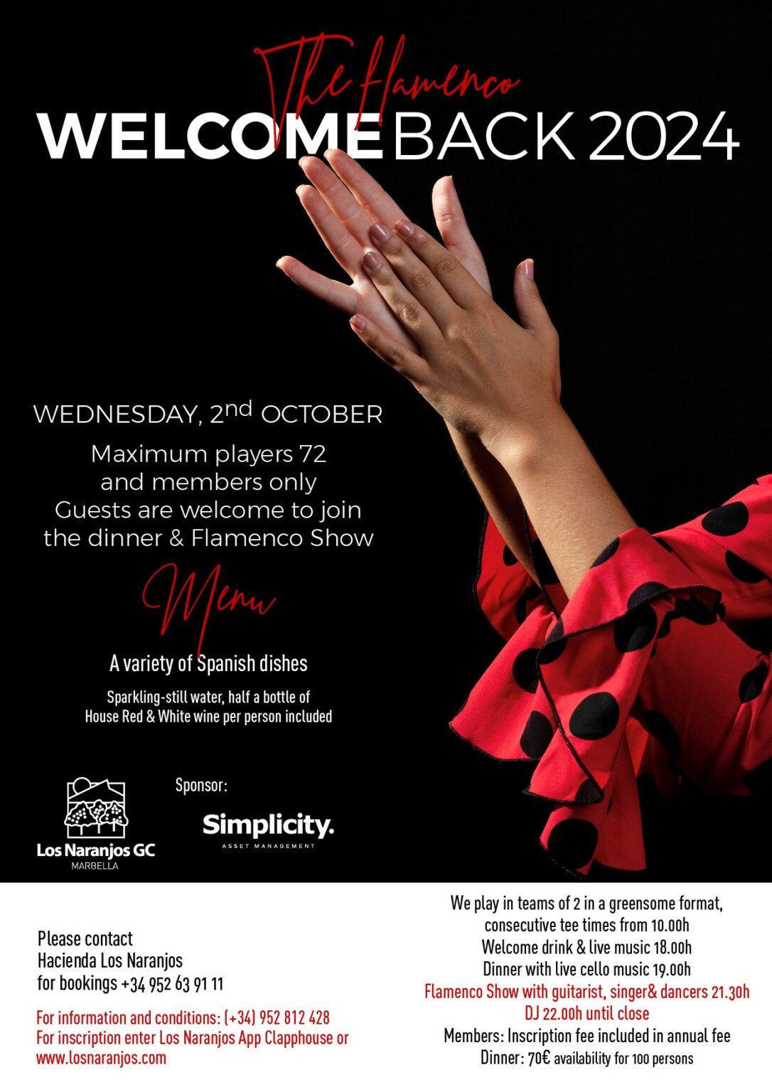 Welcome Back 2024 - Los Naranjos Golf